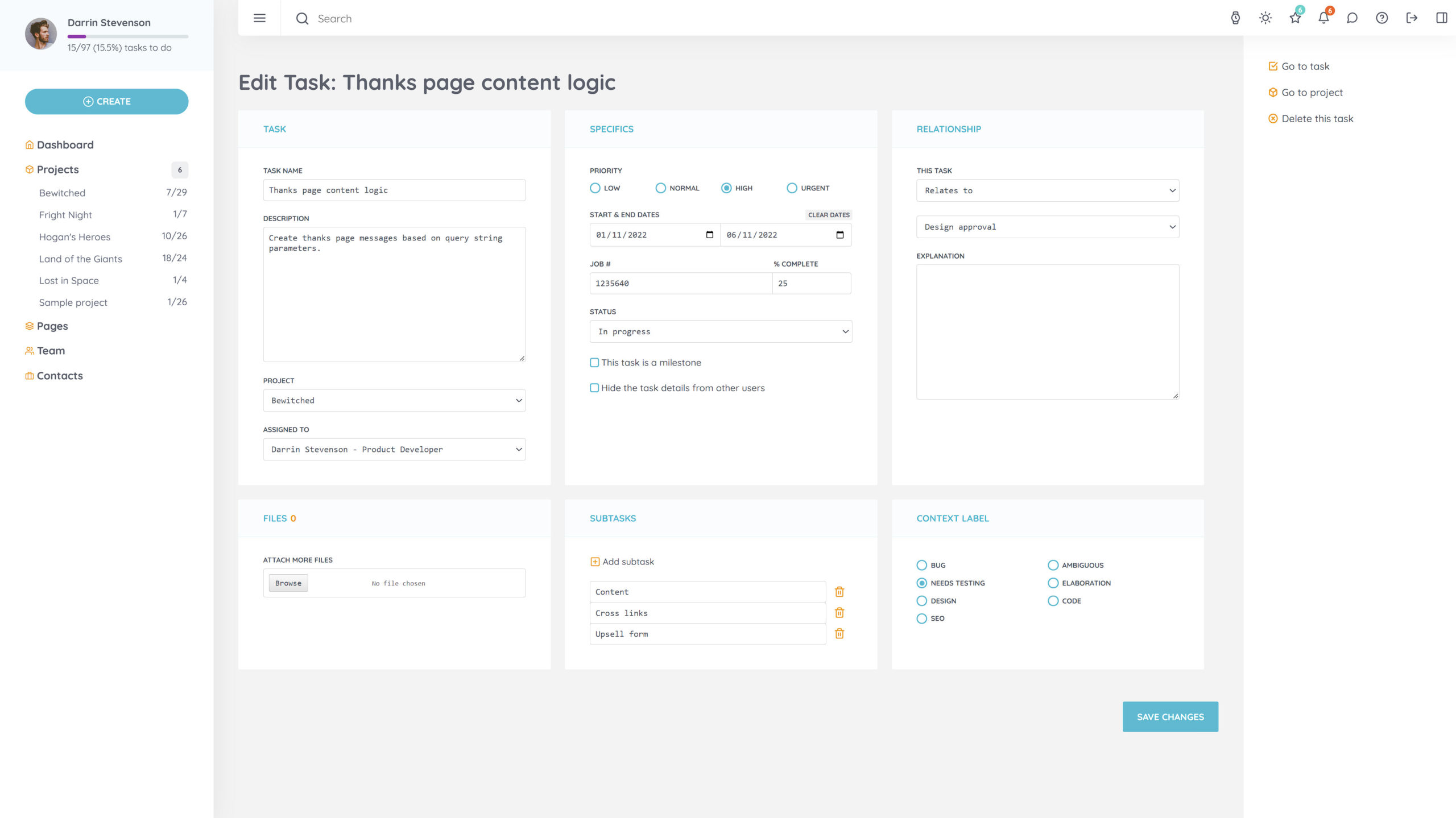 Project Management Software built on WordPress - Rocket Apps