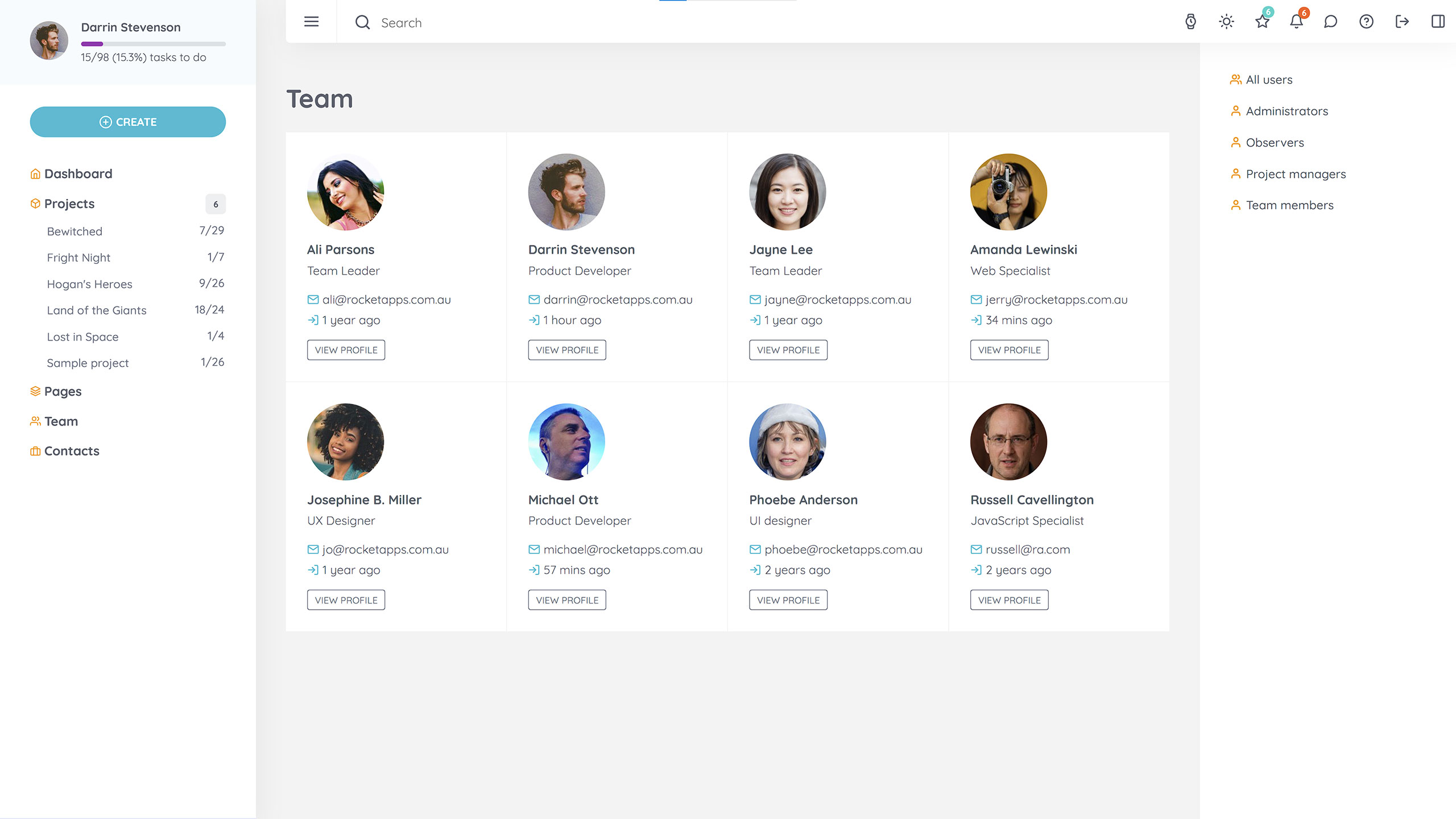 Project Management Software built on WordPress - Rocket Apps