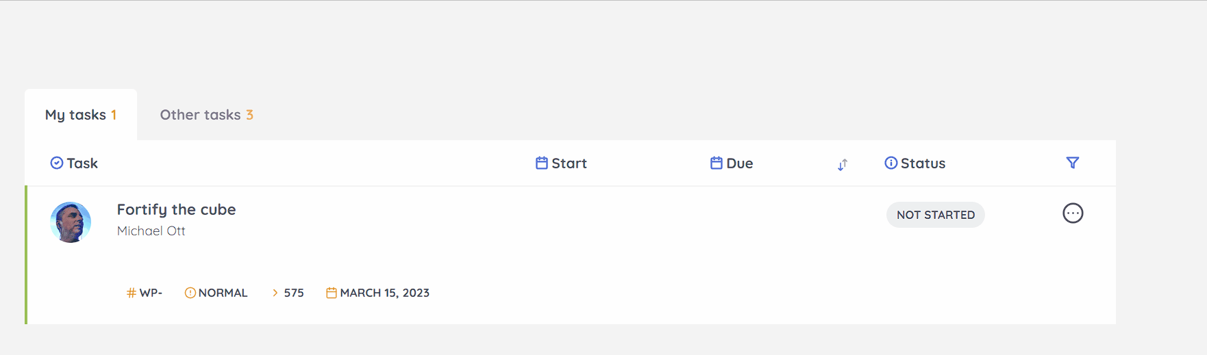 How to change the status of a task – Rocket Apps